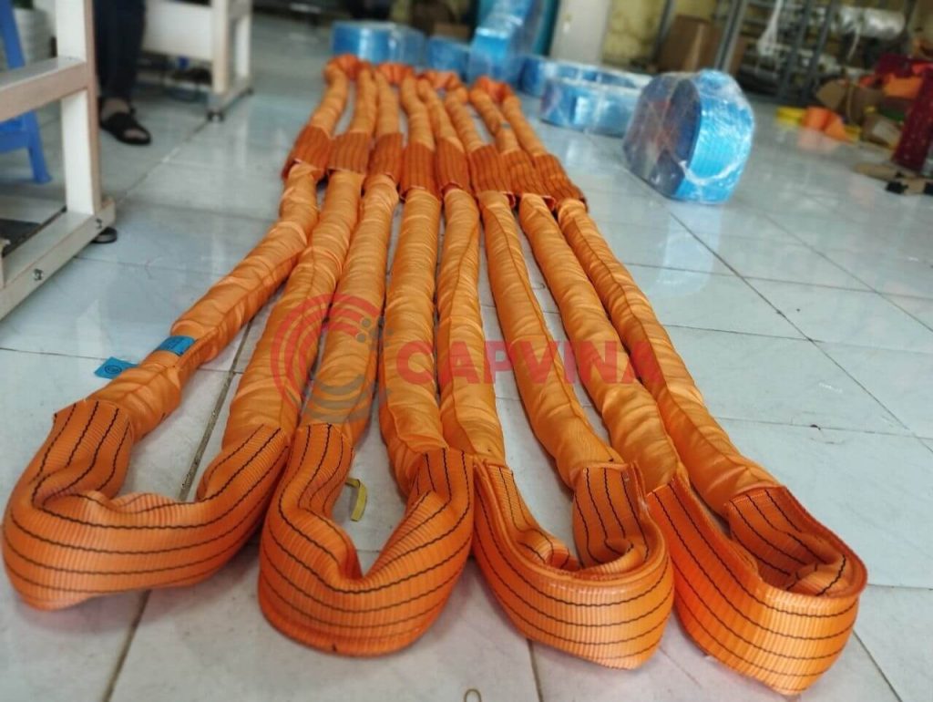 Round sling - For lifting applications - CAPVINA Wire Rope Company